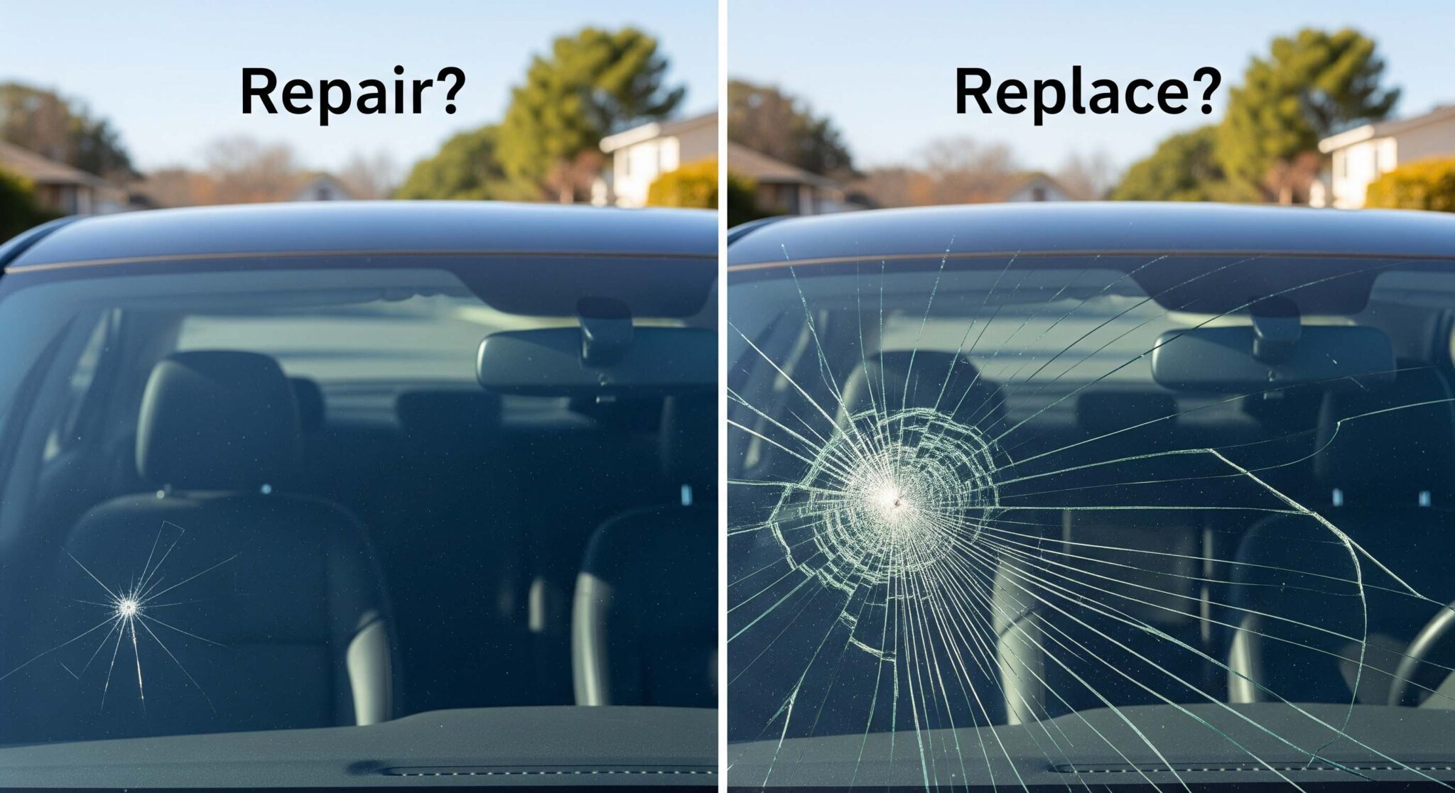Windshield Repair vs. Replacement: How to Know the Difference and Why ...