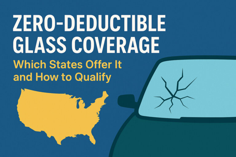 Zero-Deductible Glass Coverage: Which States Offer It and How to ...